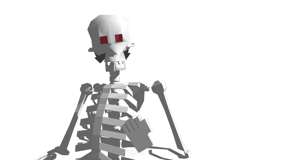 Blocky Skeleton | 3D Warehouse