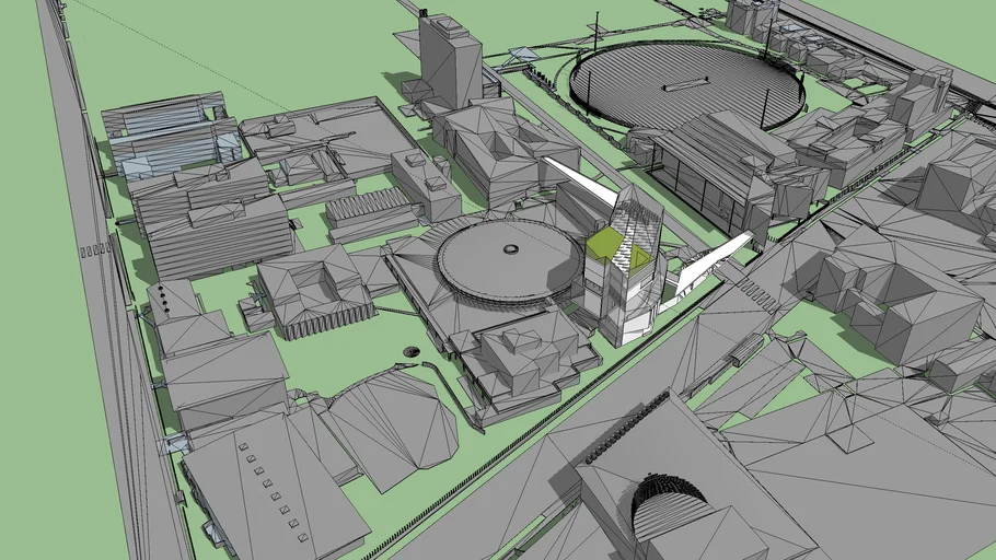 ARCH1101 EXP3 UNSW LU_Heyu | 3D Warehouse