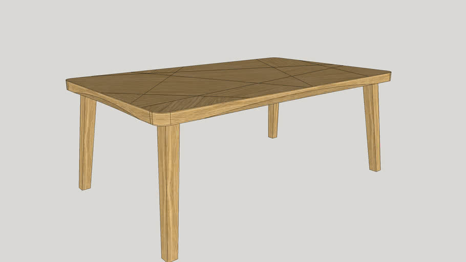table rectangulaire | 3D Warehouse