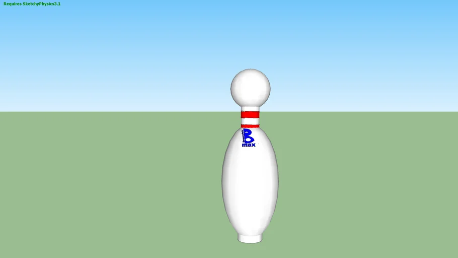 Bowling Pin (Tenpin) | 3D Warehouse