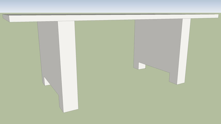 Rectangle Table | 3D Warehouse