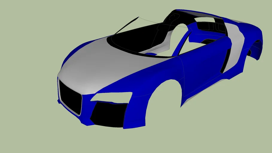 frame audi r8 coupe | 3D Warehouse