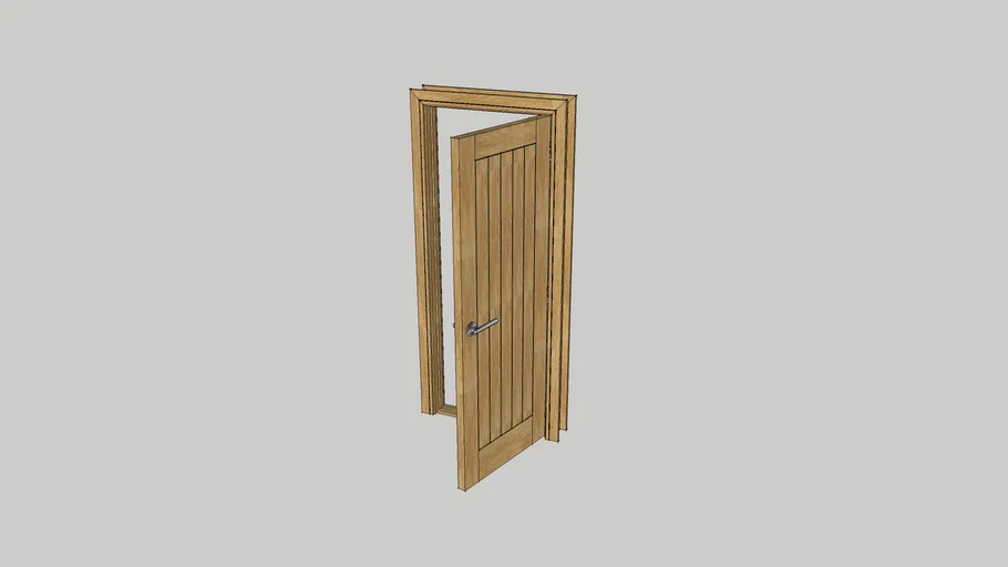Oak Door | 3D Warehouse