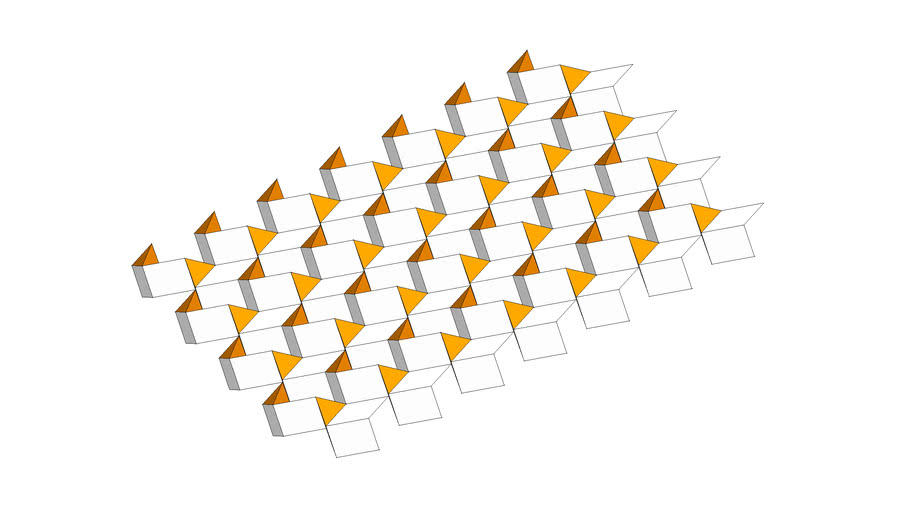 Tesellated Folding Roof Structure | 3D Warehouse