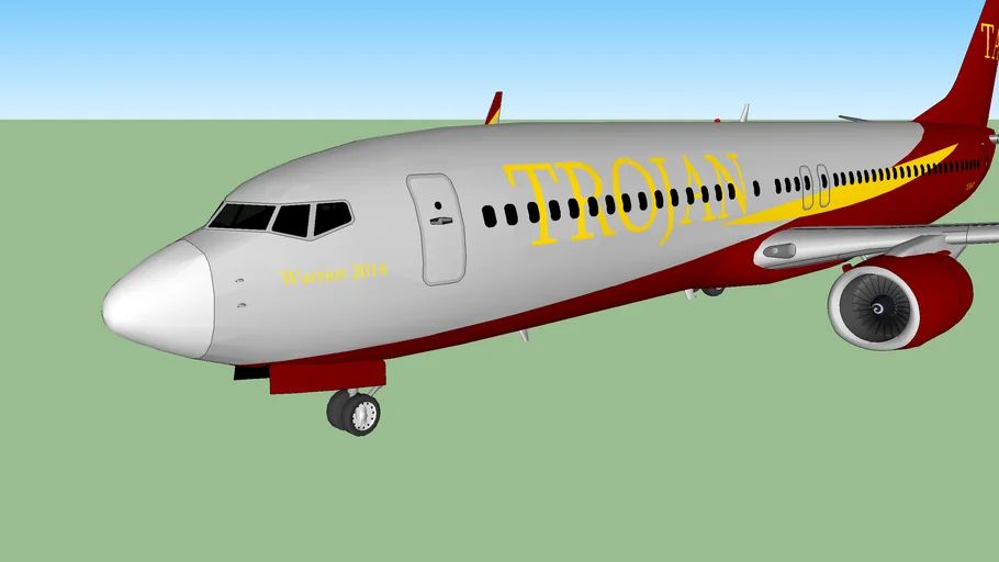 Trojan Air Boeing 737-803 Warrior 2014 | 3D Warehouse