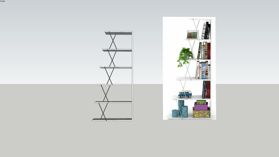 Mini bookcase | 3D Warehouse