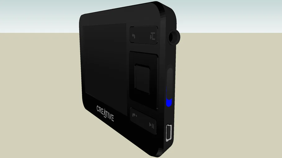 Creative Zen MP4 Player | 3D Warehouse