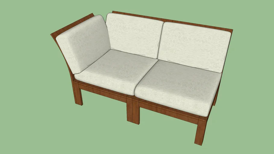 IKEA ÄPPLARÖ 2-sits modulsoffa | 3D Warehouse