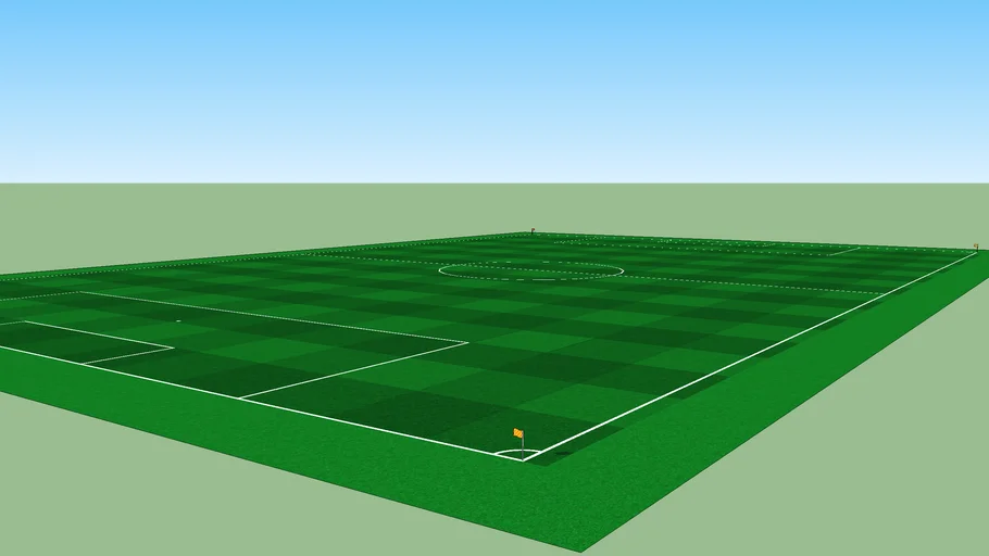 Football pitch | 3D Warehouse