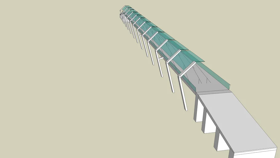 Pedestrian bridge | 3D Warehouse