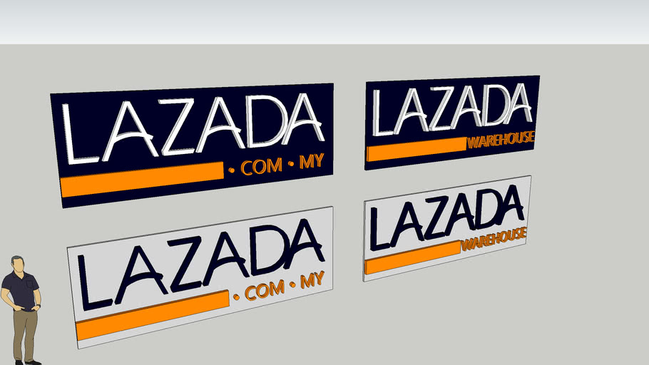 Logo LAZADA | 3D Warehouse