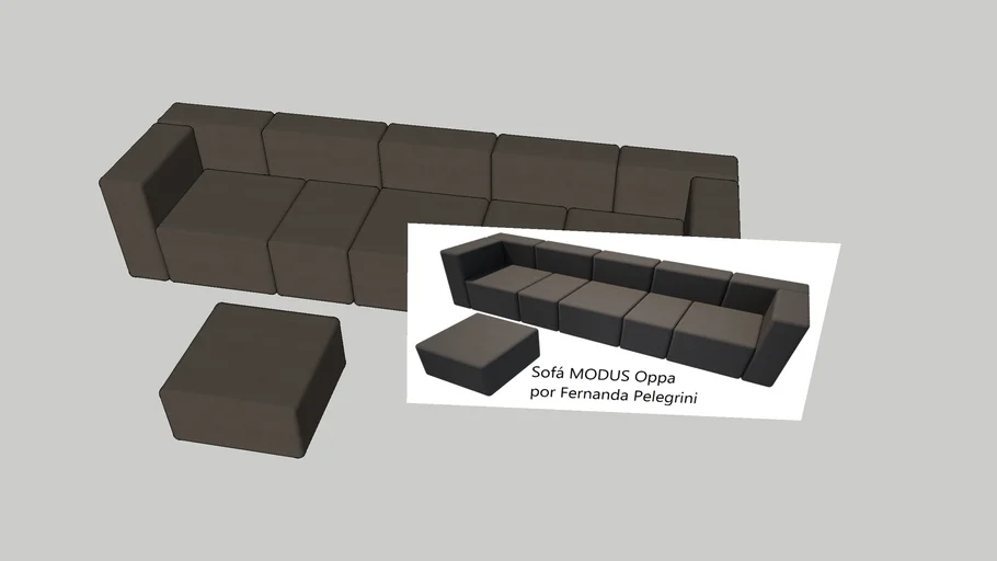 Sofa MODUS Oppa | 3D Warehouse