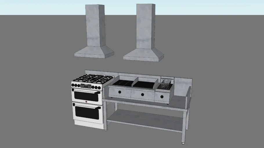 Stainless Cooking Set | 3D Warehouse