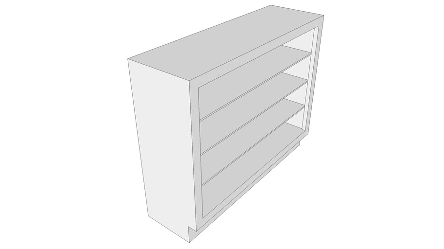 open shelf base | 3D Warehouse