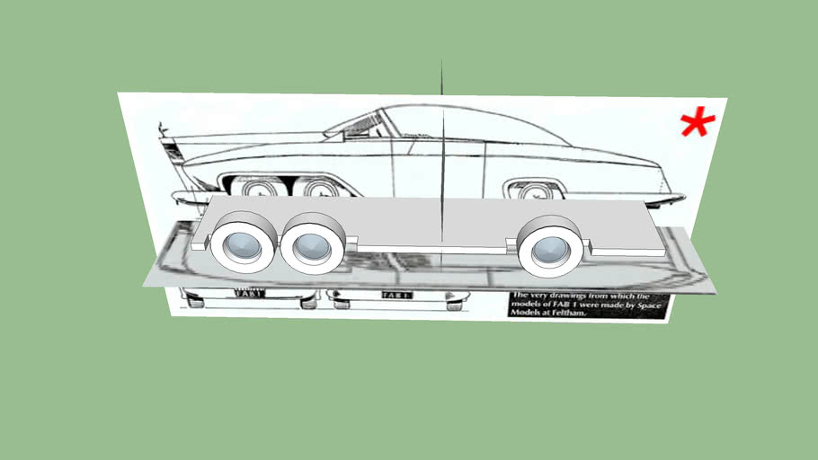Original FAB 1 plans arranged in 3D space | 3D Warehouse