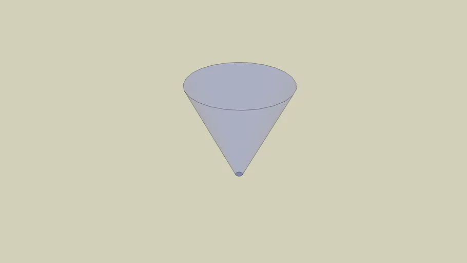 Simple Inverted Cone | 3D Warehouse