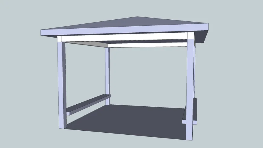 walk way rest area | 3D Warehouse