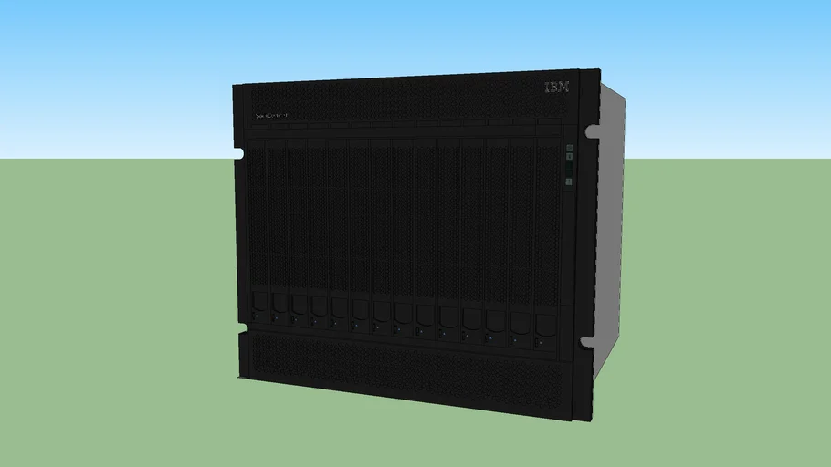 IBM BladeCenter 8852-4TG blade server | 3D Warehouse