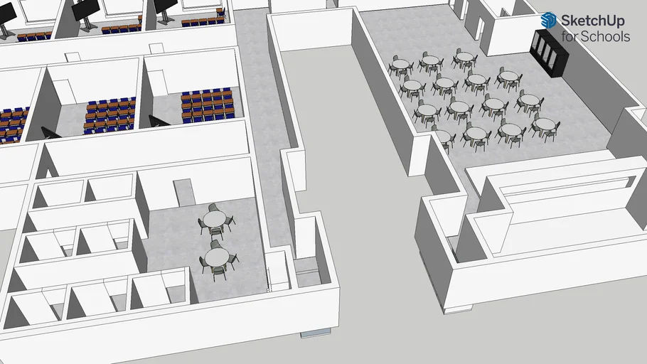 School - 3rd Floor plan - Kishore | 3D Warehouse