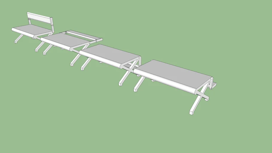 Weird Park Bench | 3D Warehouse
