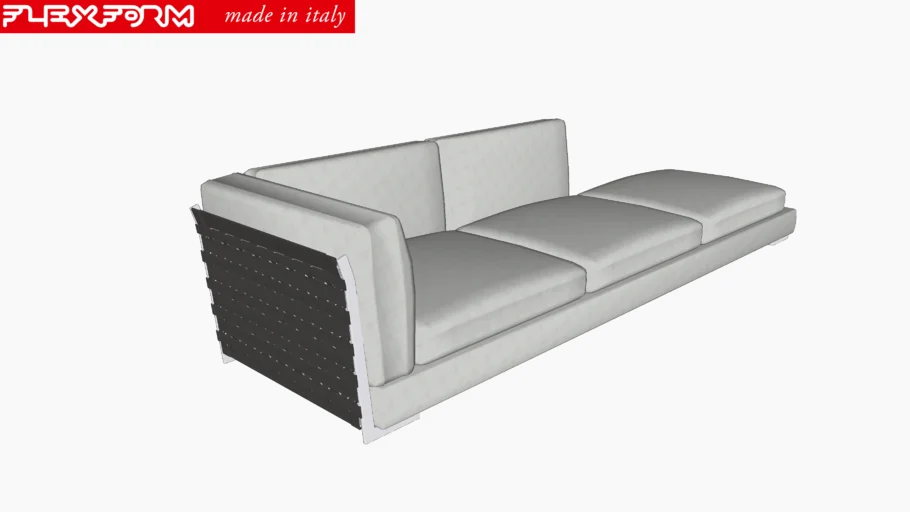 Flexform Antonio Citterio Cestone 09 Dormeuse 283 | 3D Warehouse