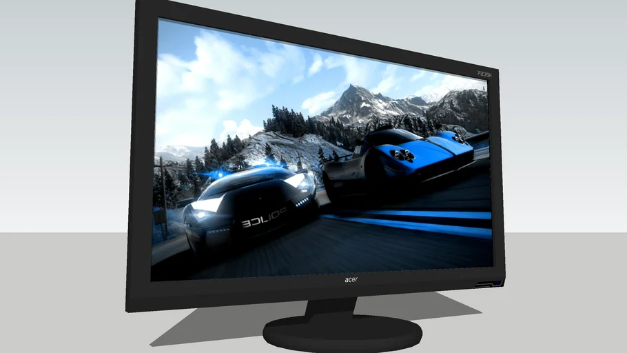 Acer P235h 23' 16:9 LCD screen | 3D Warehouse