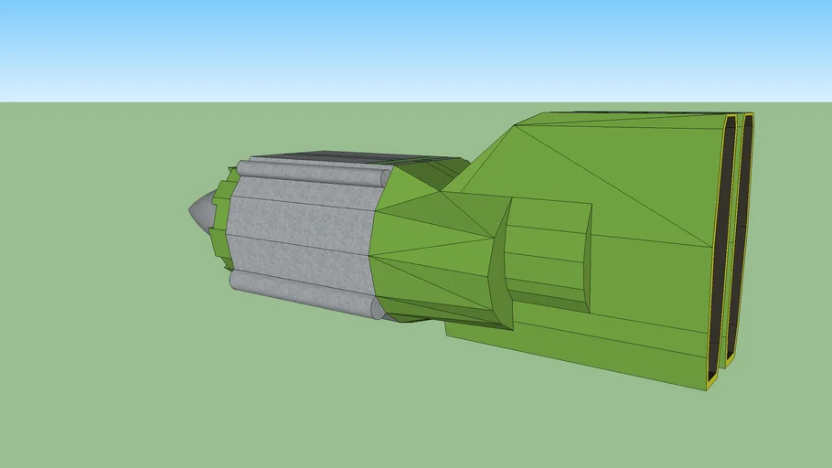 Gasgano pod racer engines | 3D Warehouse