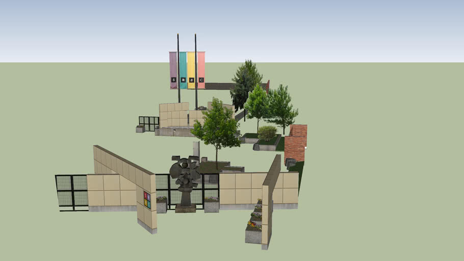 SRBC Courtyard | 3D Warehouse