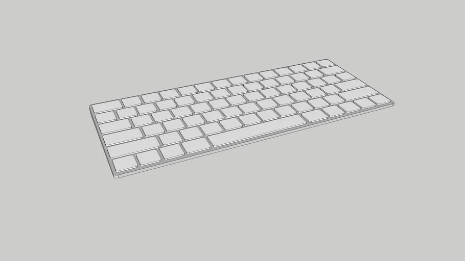 Apple Magic Keyboard | 3D Warehouse