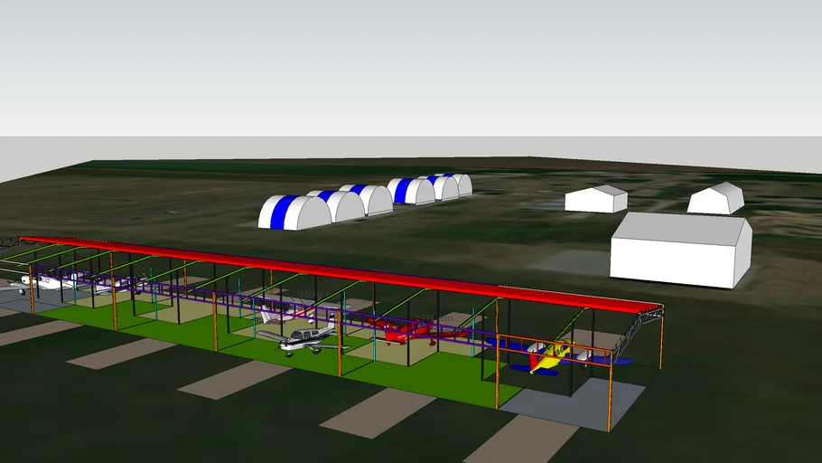T-NESTED HANGAR MTK UKRAINE | 3D Warehouse