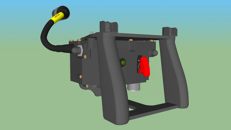 M134D Ti GCU & Spade grip | 3D Warehouse