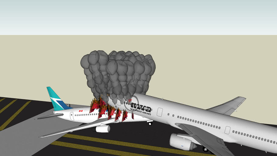 plane crash | 3D Warehouse