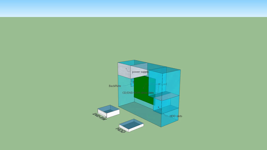 Glass pc model | 3D Warehouse