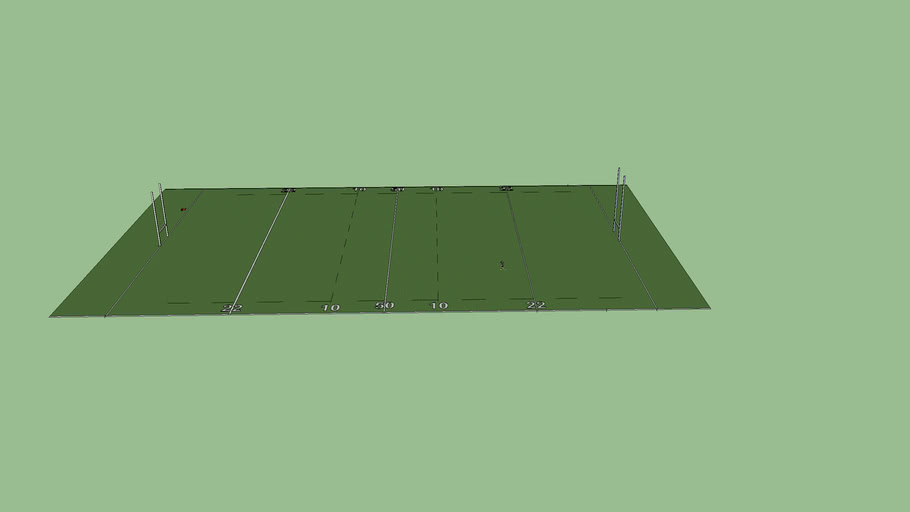 terrain de rugby | 3D Warehouse