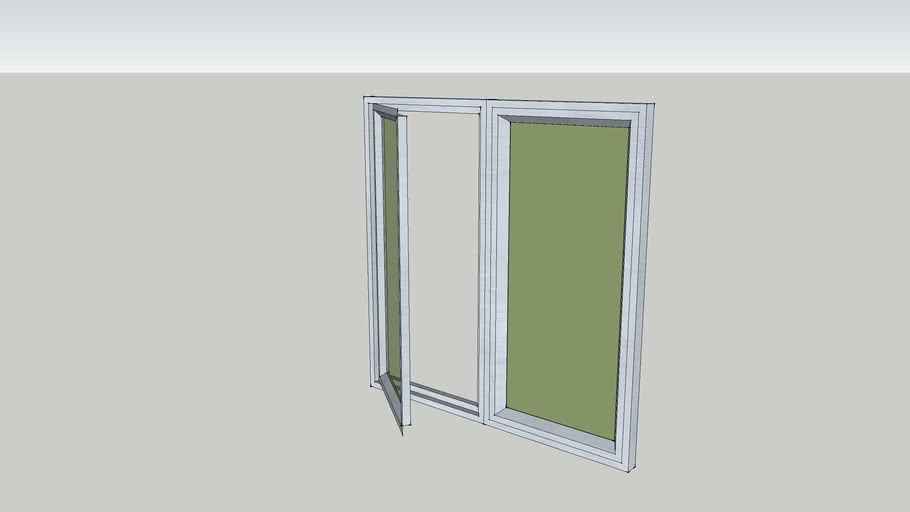 Aluminum Casement Window | 3D Warehouse