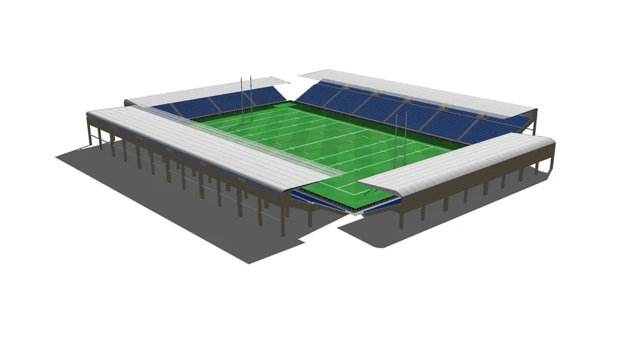 Small Rugby stadium | 3D Warehouse