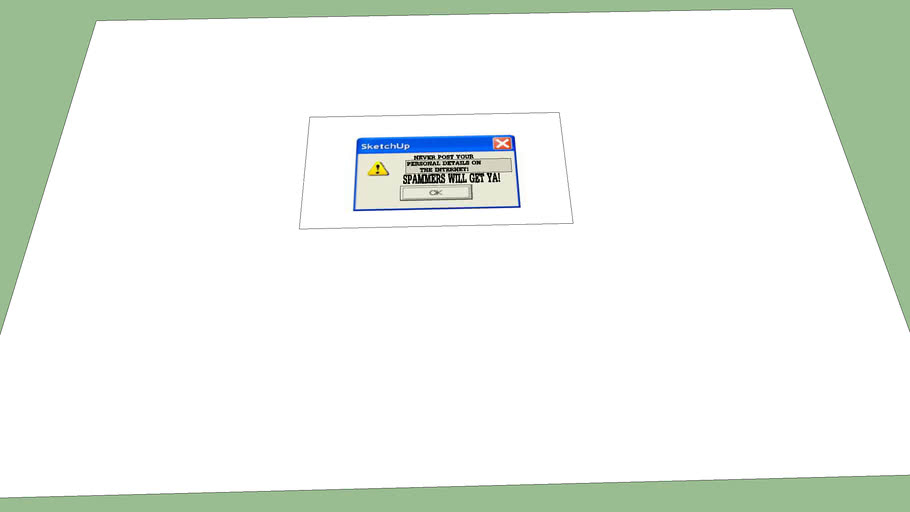 sKetchup Warning | 3D Warehouse