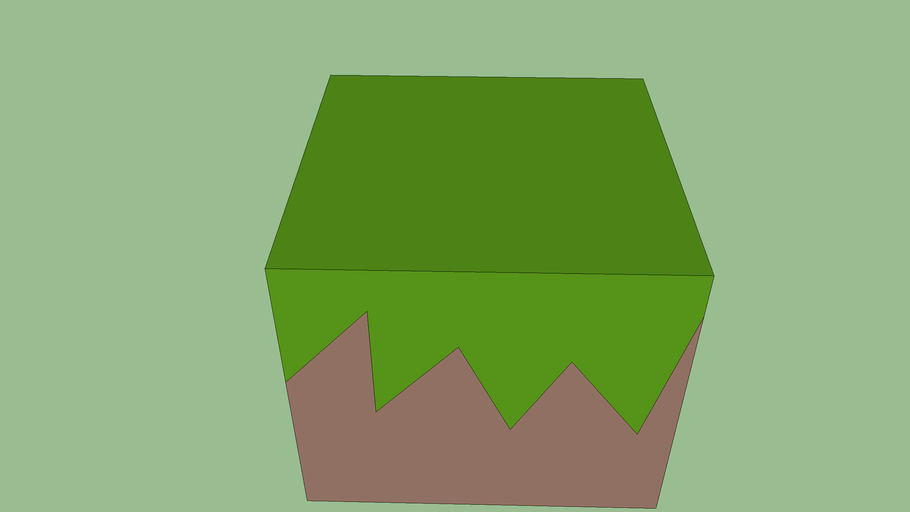 Minecraft Grass Block | 3D Warehouse