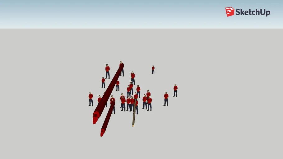 the human army | 3D Warehouse