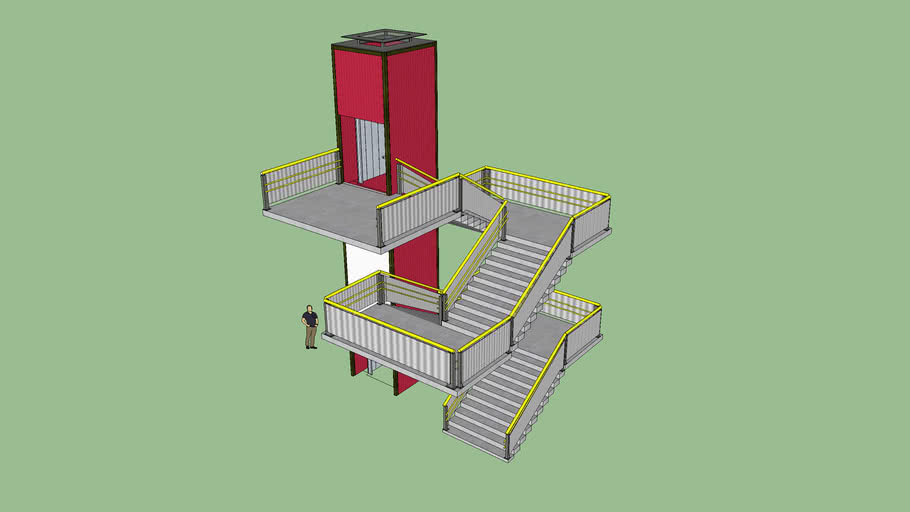 ELEVADOR E ESCADA - URBANO | 3D Warehouse