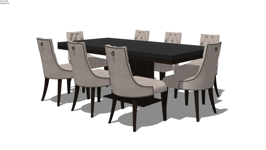 Dining Table Set 02 | 3D Warehouse