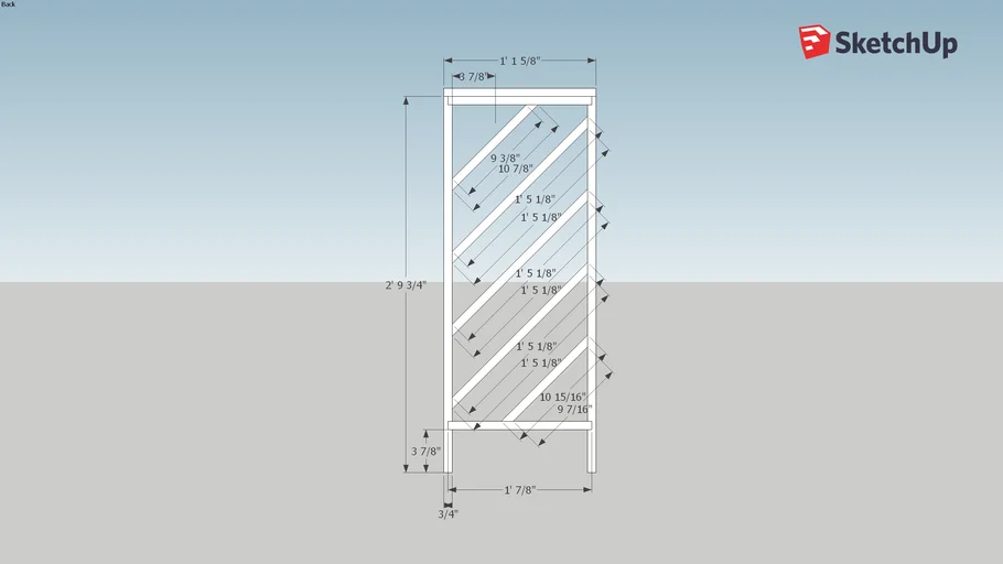 WIne Rack | 3D Warehouse