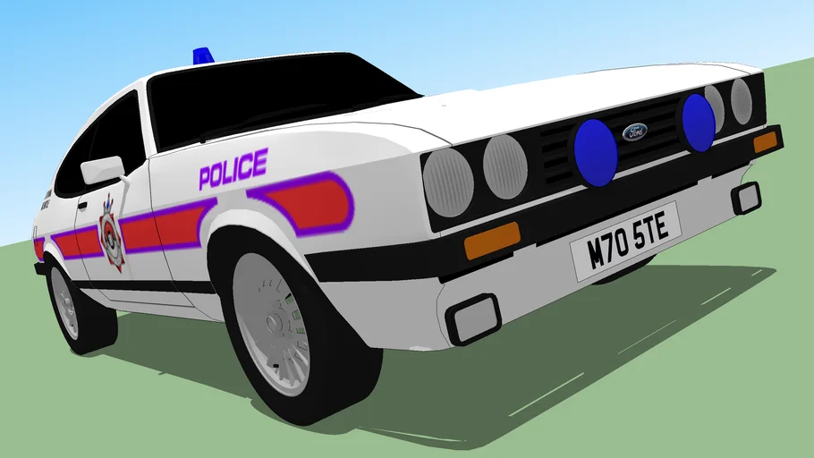 Ford Capri Mk III (Metro Motostoke Police) | 3D Warehouse