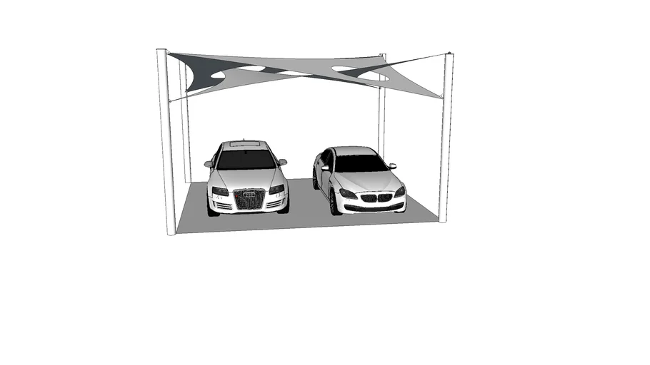 indemanddrawingoffice.co.za Multisail Hypar SA Shade | 3D Warehouse