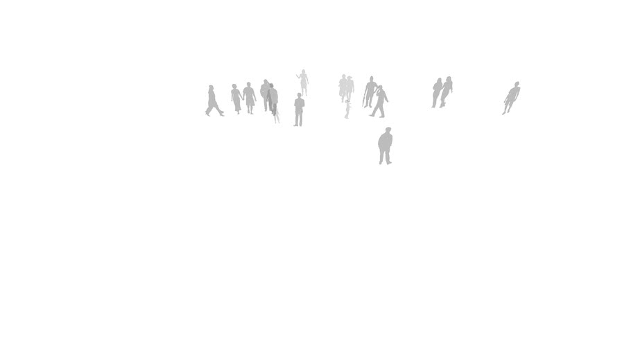 Translucent people | 3D Warehouse