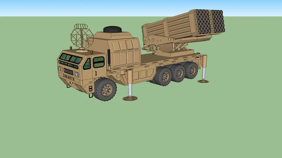 Turkish SAKARYA missile ( T-122 ) | 3D Warehouse