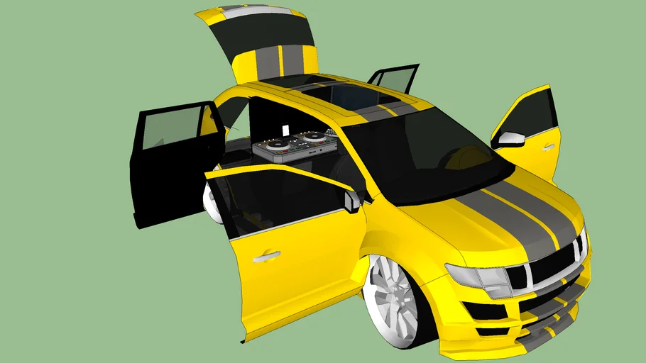Pimped Ford Edge | 3D Warehouse