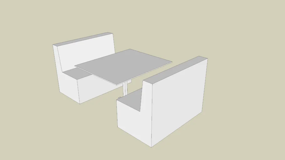 Booth 4' | 3D Warehouse