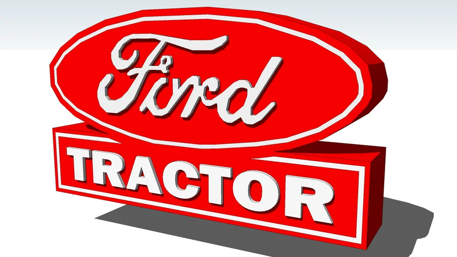 Ford Tractor Sign | 3D Warehouse