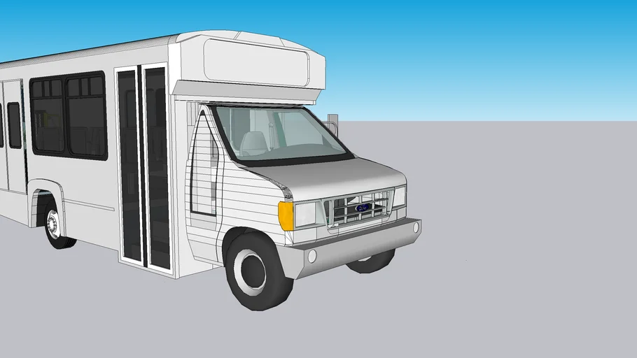 2007 StarTrans Senator SII (12 passenger) bus (with ADA lift) | 3D ...